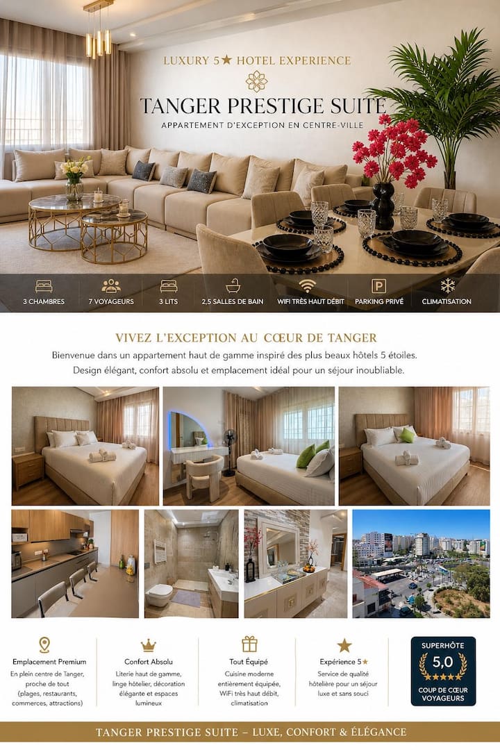 Appartement Tanger Centre Luxury - Tangier