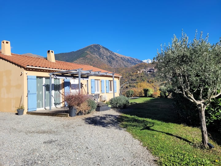Villa Les Oliviers-vue Montagne Avec Jardin. - Lac Autier