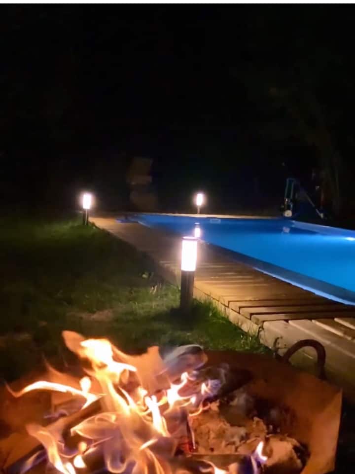 Cabaña, Piscina Valle Las Trancas – Cerca Bikepark - Ñuble