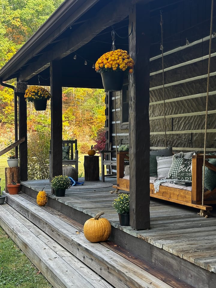 Lovey’s Cozy Cabin Retreat | Fireplace | Firepit - White Sulphur Springs, WV