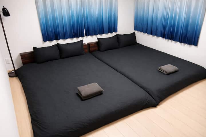 【レトロ民家の一棟貸しきり】ファミリー・グループ最適｜ホテル品質ベッド｜三宮8分 - Kobe