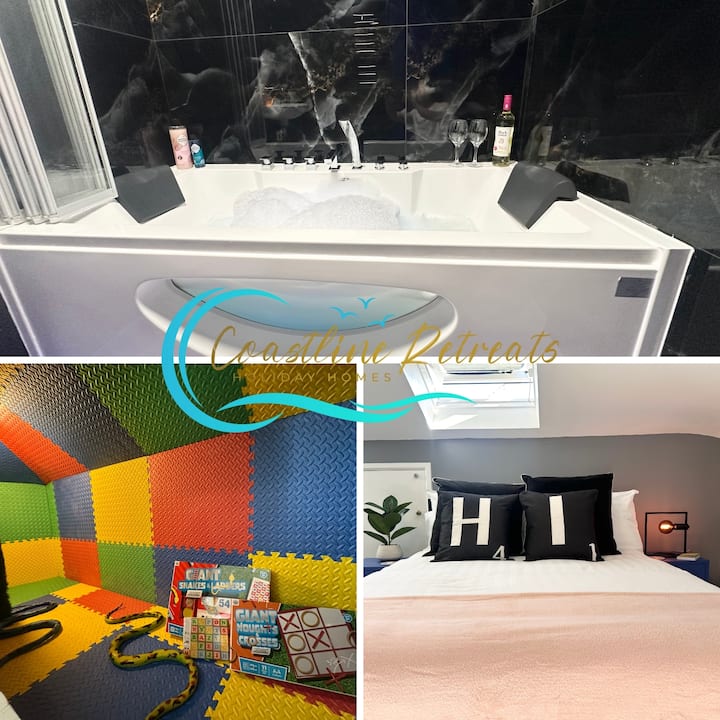 The Scrabble Suite -Jacuzzi Bath *Netflix*kitchen - Bournemouth