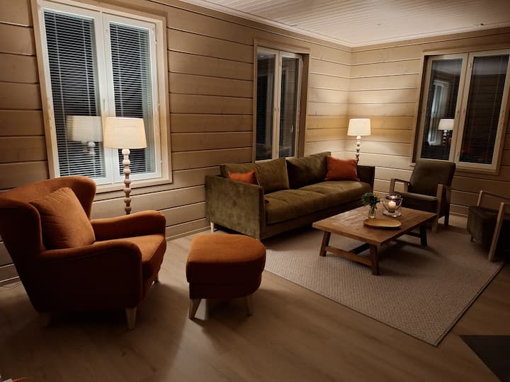 Täysin Uusittu Viihtyisä Talo Jerisjärven Rannalla - Muonio