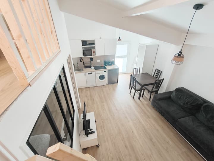 Salmon Paix Cosy Avec Accès 100% Autonome - Villejuif