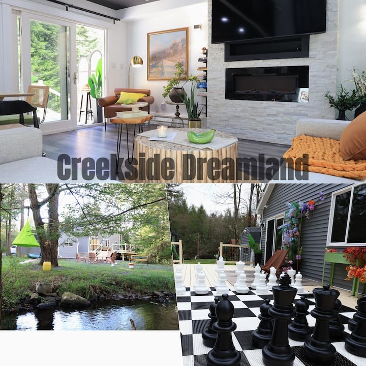Creekside Family Dreamland| Hot Tub•firepit•arcade - Mount Pocono, PA