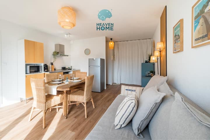 Bel Appartement, Plage De Trestraou - Perros-Guirec