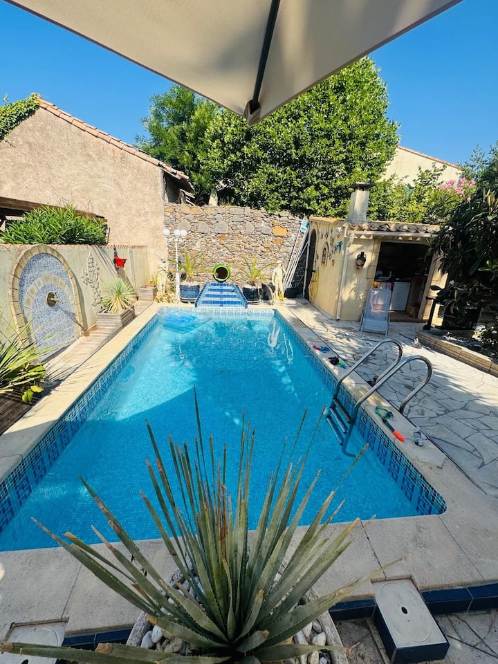 Villa Familiale Piscine Privée Cap D'agde - Marseillan