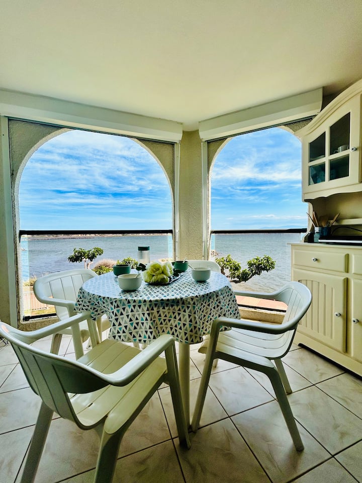 Beau 2 Pièces Vue Sur Le Lac Piscine, Wifi Loggia - Le Barcarès