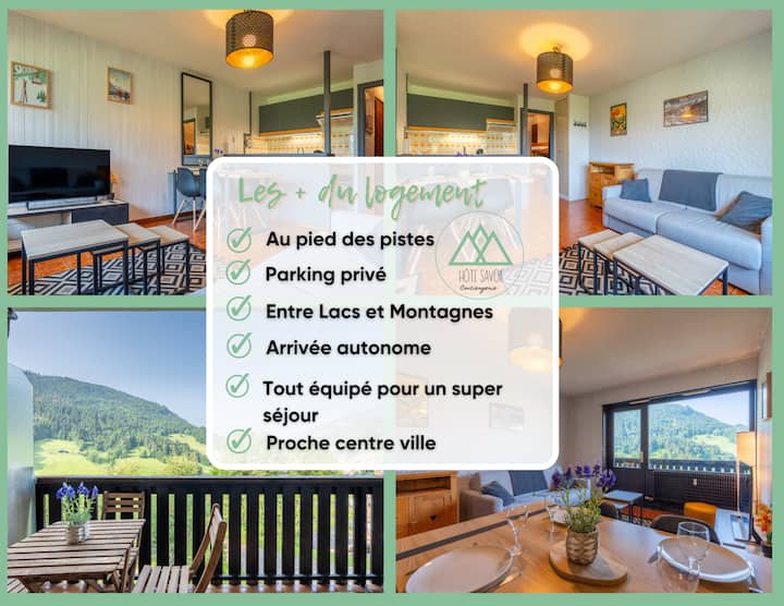A 2 Pas Des Pistes Grand Bornand - Montagnes & Ski - Le Grand-Bornand