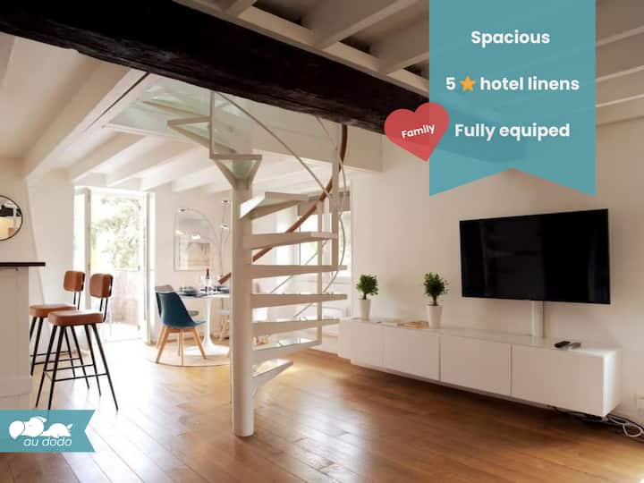 Duplex Design 25min Paris - Terrasse - 2 Chambres - Saint-Germain-en-Laye