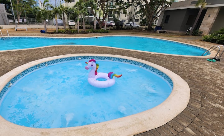 King Bed_24/7security_family Friendly_cozy Terrace - Dominikanska republiken