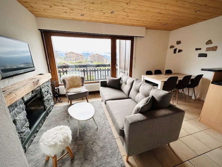 Attique «&nbsp;Prameiraz&nbsp;» Plein Centre , Vue Magique - Verbier