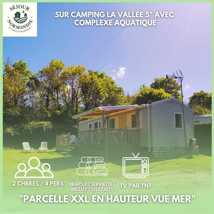 Rare Magnifique Mh Houlgate Camping 5* Vue Mer - Auberville