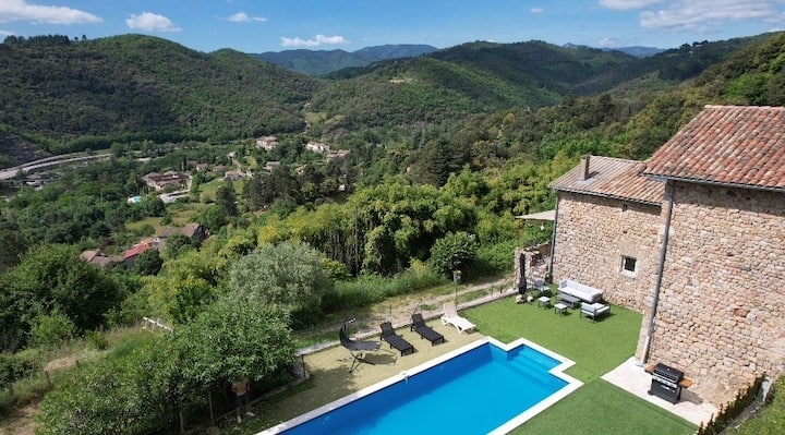 Villa Terrapeute Panoramique 360° Sur L’ardèche - Vals-les-Bains