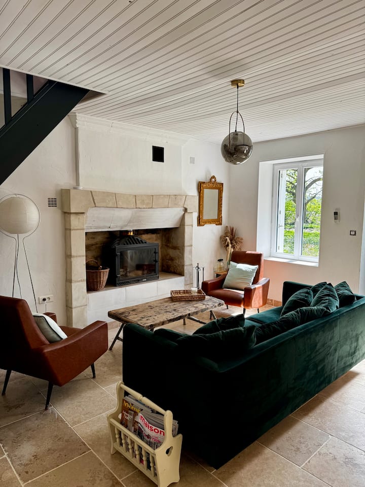 La Maison Du Bonheur, à La Campagne, Proche Saumur - Maine-et-Loire