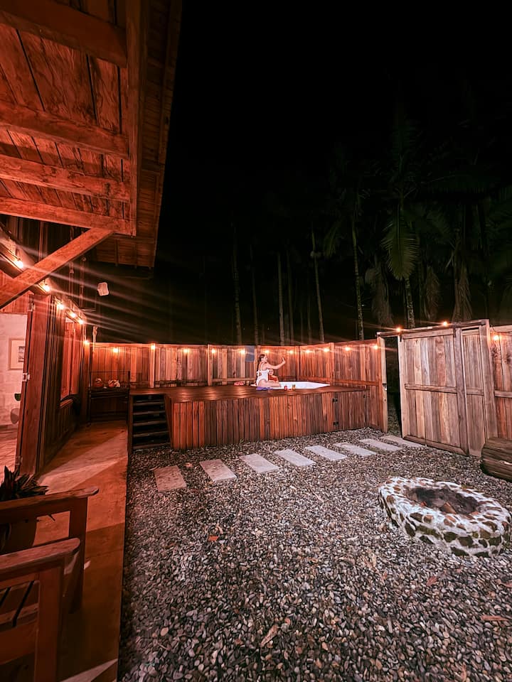 Cabaña Familiar Con Jacuzzi Y Rio - Andes
