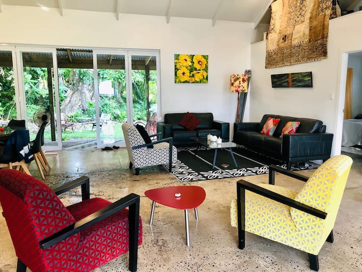 Matutu Beach House - 100m From Beach - Rarotonga