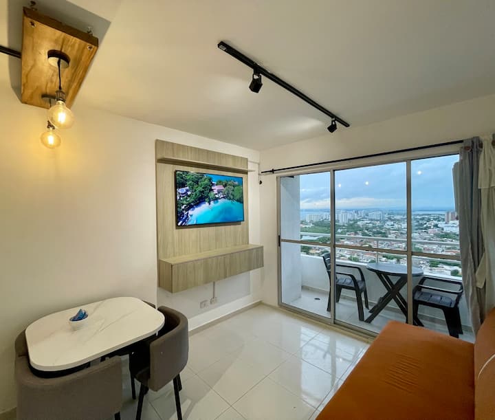 A3. Vista Al Mar · Balcón Privado · Apto Moderno - Cartagena, Colombia