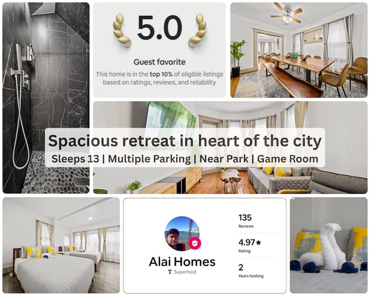 Spacious Duplex Retreat In City W/ Parking Nearby - New York