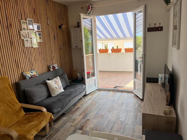 Appartement Climatisé Avec Terrasse, Proche Grazel - Gruissan