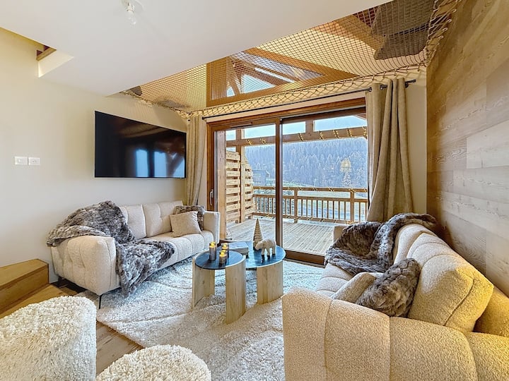 Tanière Des Oursons Duplex Ski Aux Pieds 115m² 10p - Montgenèvre