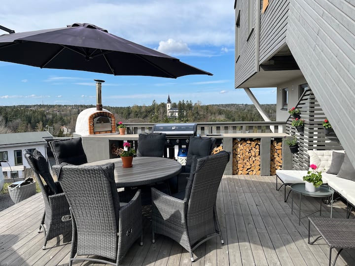 Ljus Och Modern 4:a Med Utsikt Och Söderläge - Vaxholm