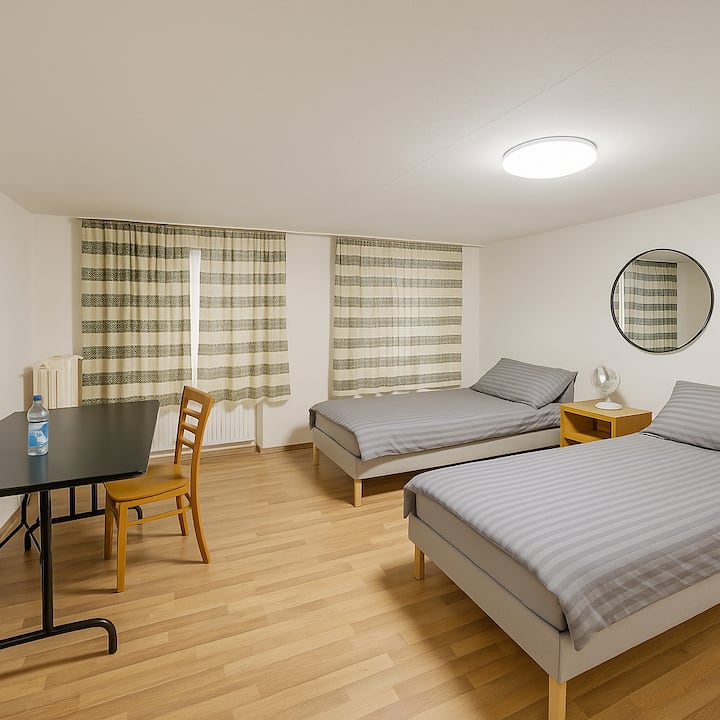 Simple & Clean Double Room - Aarau