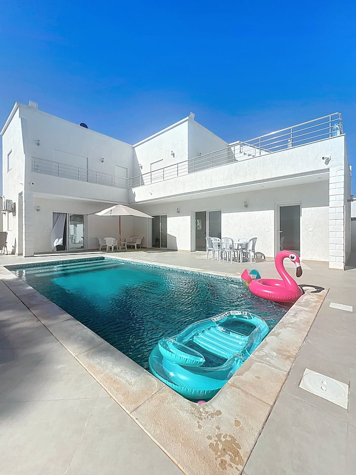 Villa Avec Piscine Privée Proche Plages & Midoun - Djerba