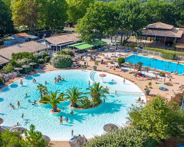Mobilhome Camping 4 éToiles - Bassin d'Arcachon