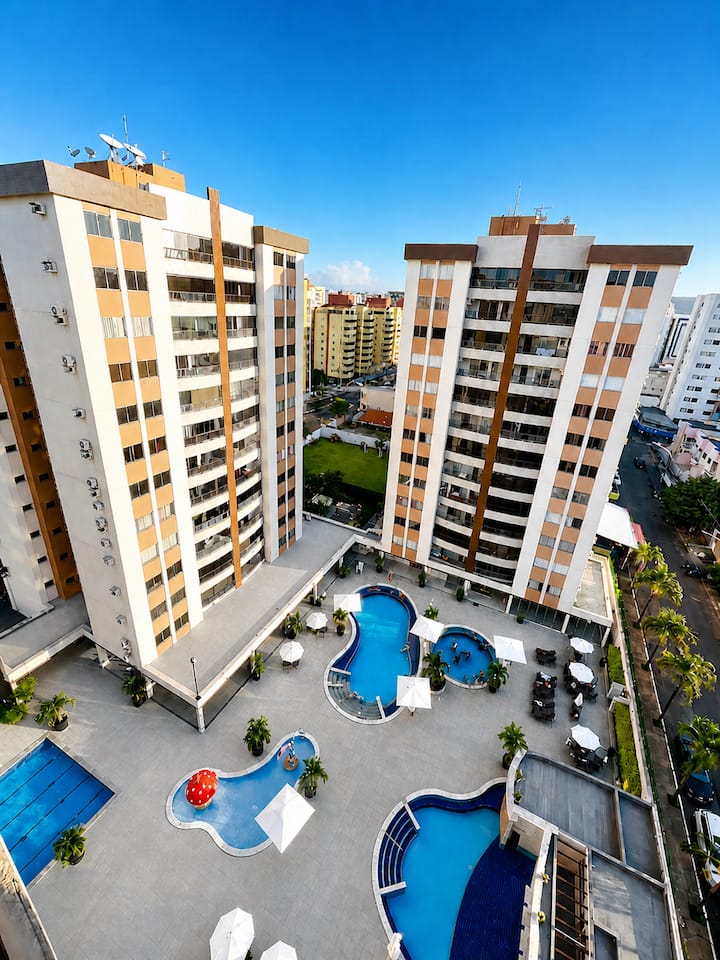 Promenade Thermas | Apto 3q Com Piscinas - Caldas Novas