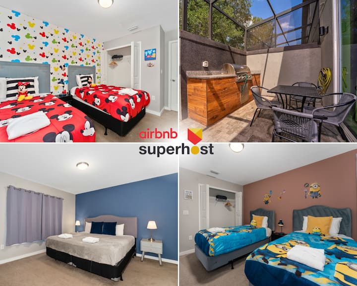 The Perfect Family Escape: 4bd W/ Pool, Bbq & Fun! - Kissimmee, FL