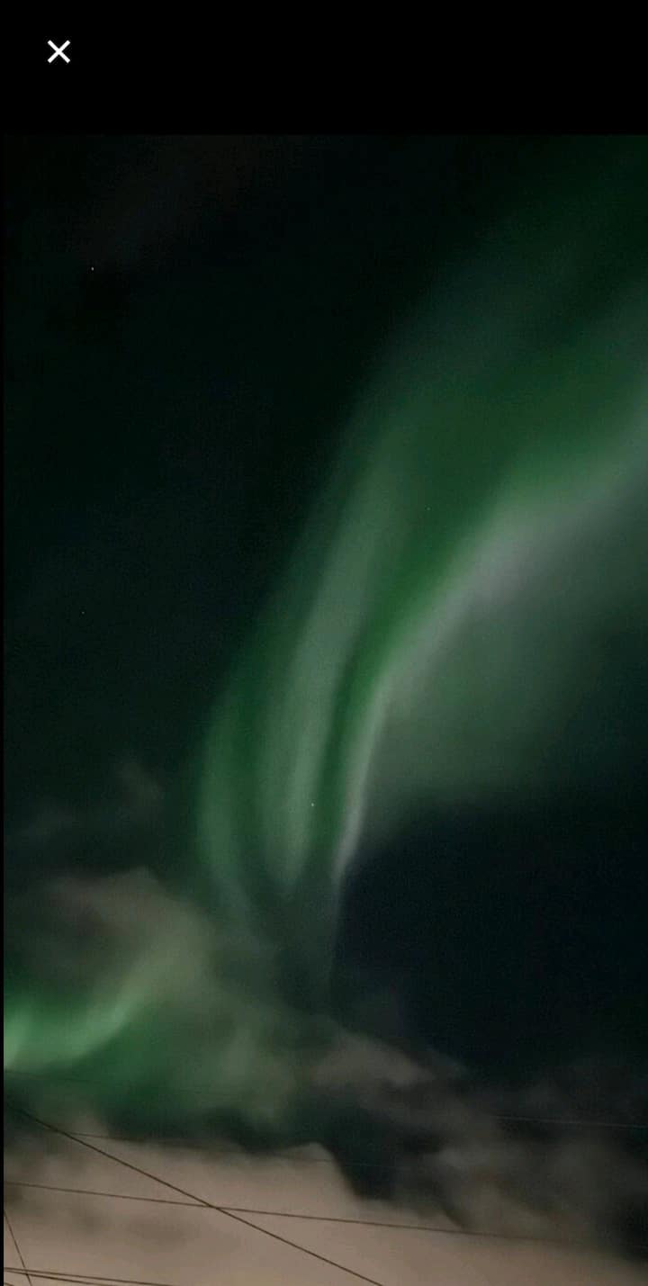 Se Nordlys Fra Markterrassen,  En Parkeringsplass - Norway