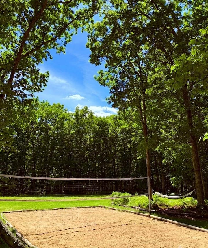 Private Volleyball Court, 5-acre Haven W/ac. - Narrowsburg, NY
