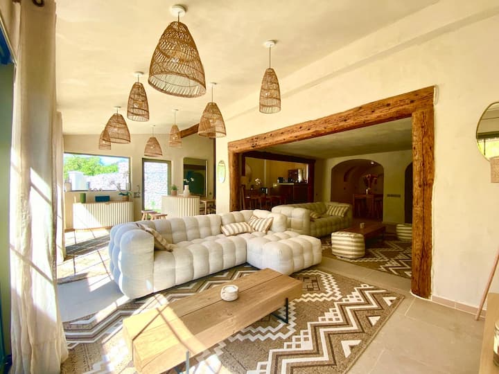 Villa 15 Voyageurs / Piscine / Foot / Put Golf - Nans-les-Pins