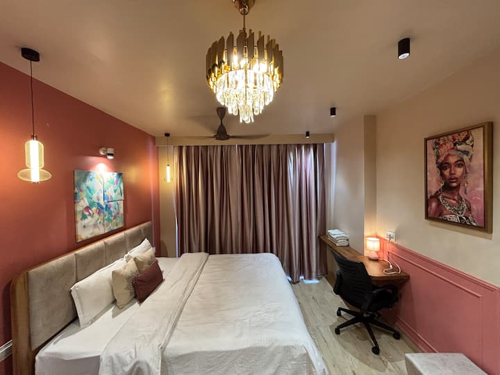 Plumex Balcony Bliss- 1br Studio W/ City Views - Jaipur