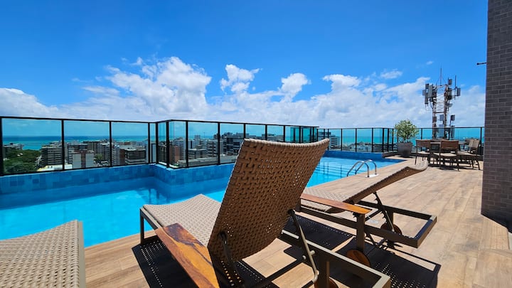 Ar Na Sala/garagem/academia/piscina/segurança24hrs - Maceió