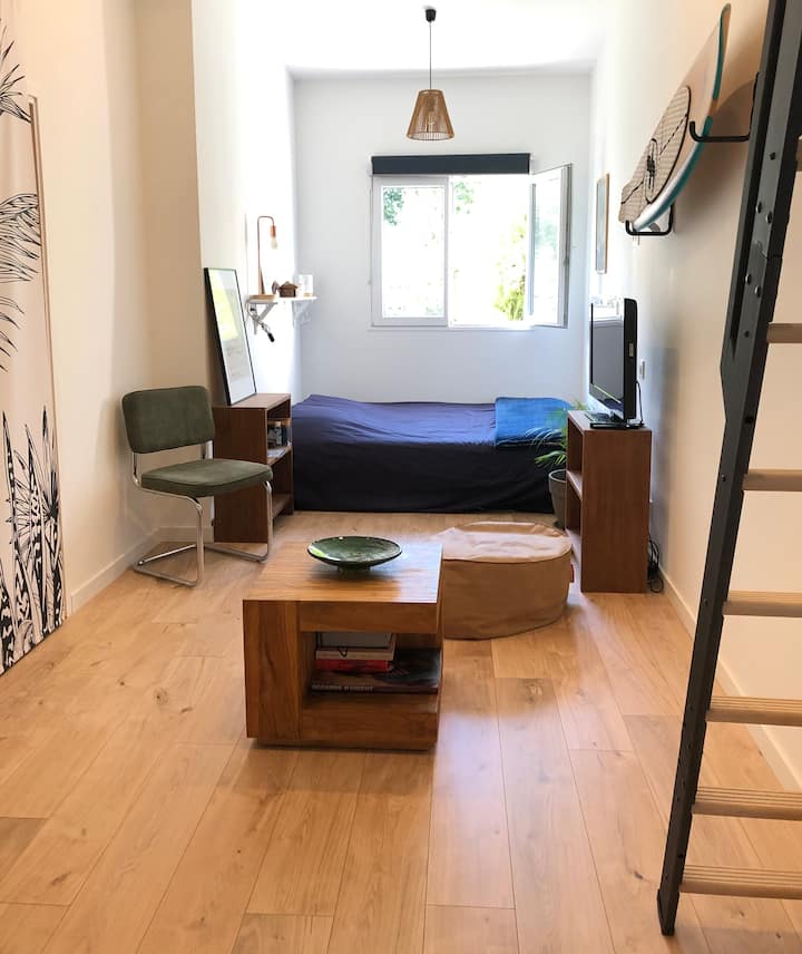 Studio Chic & Calme Proche Stade De La Beaujoire - Nantes
