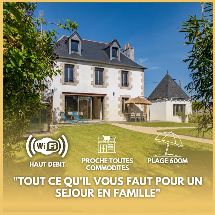 Maison Familiale -550m De La Mer - Locquirec