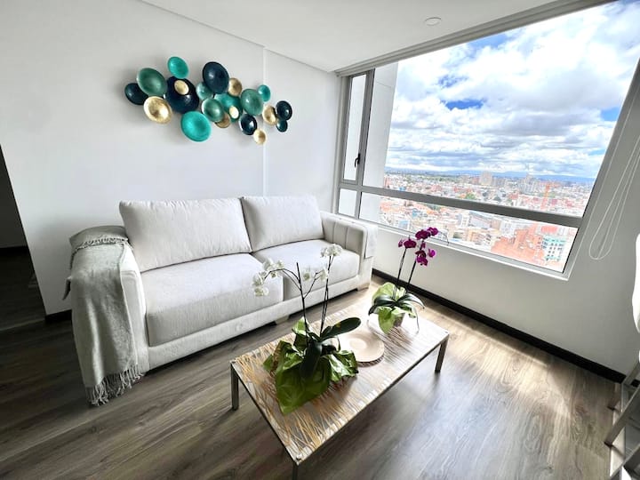 Modern Loft In Bogotá With Stunning City View - Bogota