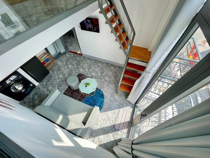 I 301violet I Modern Loft-style Studio W Balcony - Cái Răng