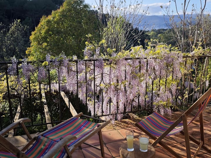 Maison Spacieuse - Vue Dégagée Proche Cannes - Grasse