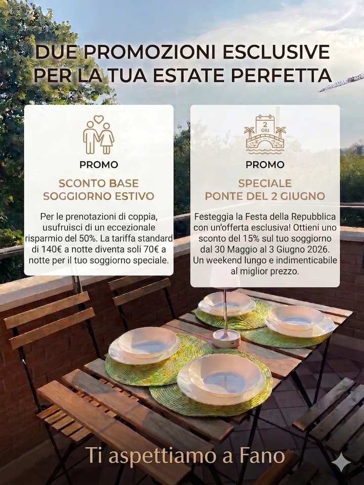 Promo | Verdemare Apartment | Natura & Sea - Fano
