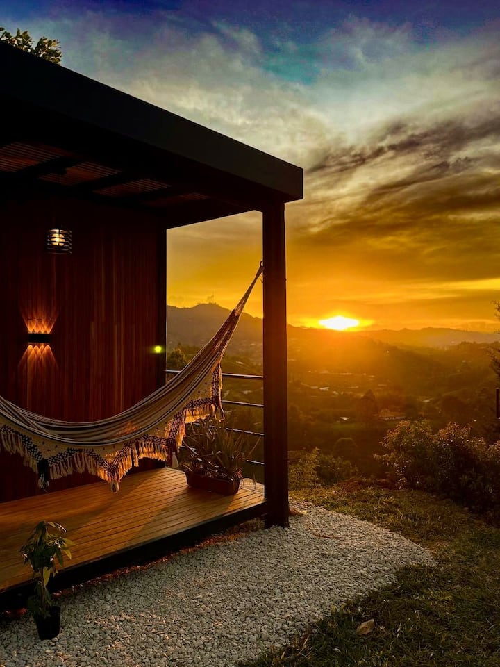 Cabin With Private Jacuzzi And Lake View - Antioquia