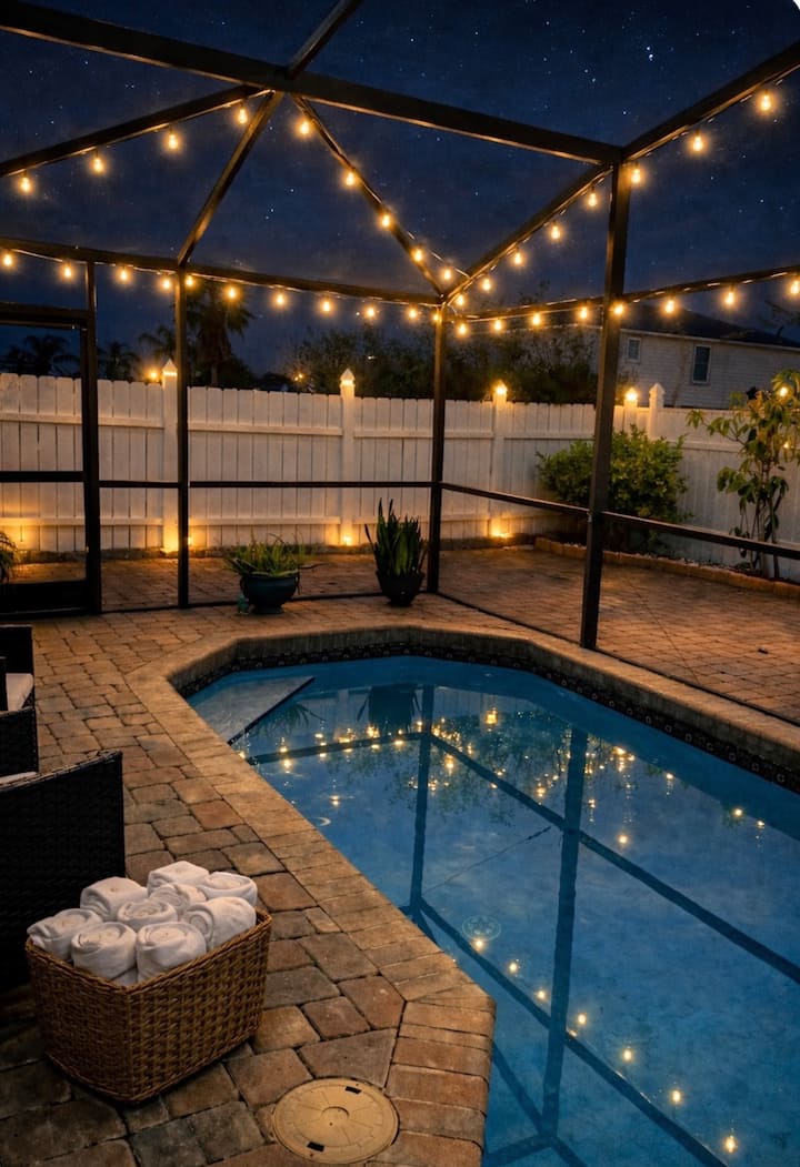 Casa Dorada Con Piscina Cerca De Disney 10-15 Min - Orlando International Airport (MCO)