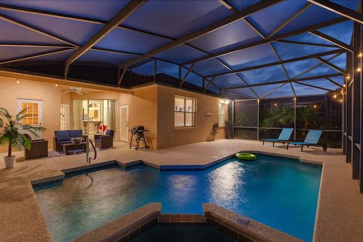 4br,heated Pool,jacuzzi & Dining Oasis Near Disney - Davenport, FL