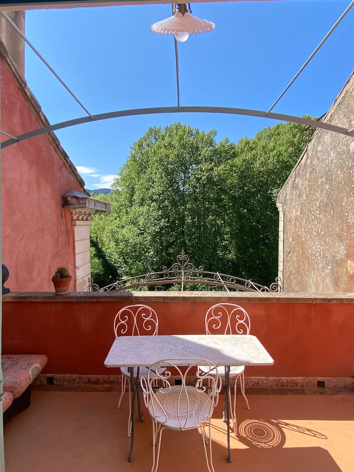 Syrius - Logement D'artiste Avec Terrasse Et Vue - Fontaine-de-Vaucluse