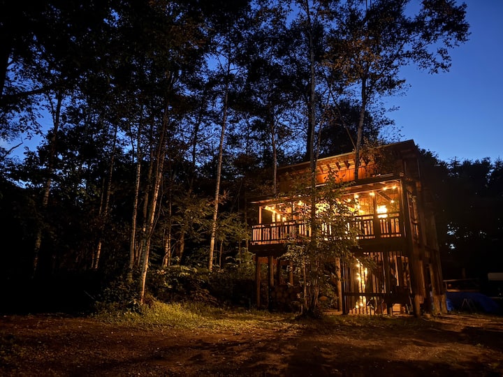 【十勝】1〜6名/  静かな森のツリーハウス「Perch」 - Obihiro