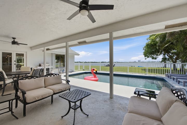 5br Lake House W Pool & Fire Pit - Palm Beach, FL
