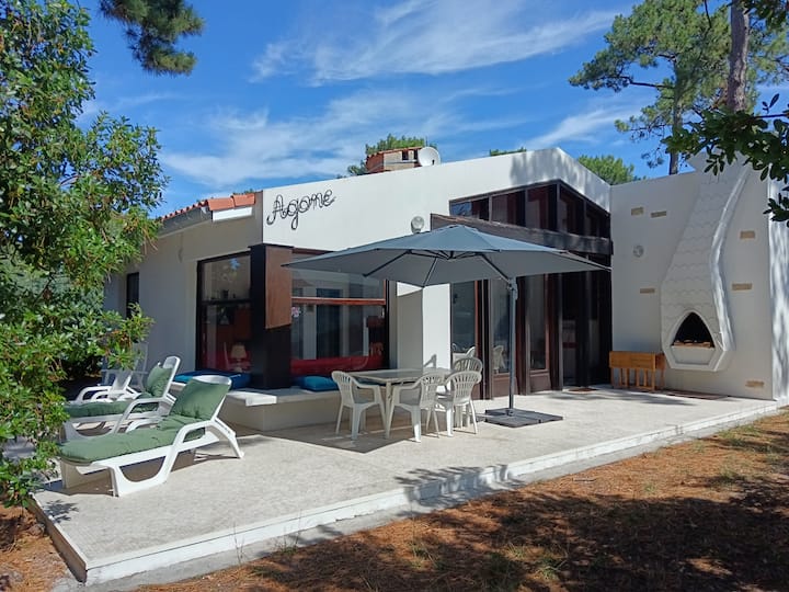 Villa Familiale Bord De Mer Pour 6 à 10 Personnes - Biscarrosse