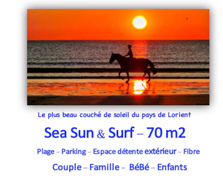 Plage à Pied Fort Bloqué - Clohars-Carnoët